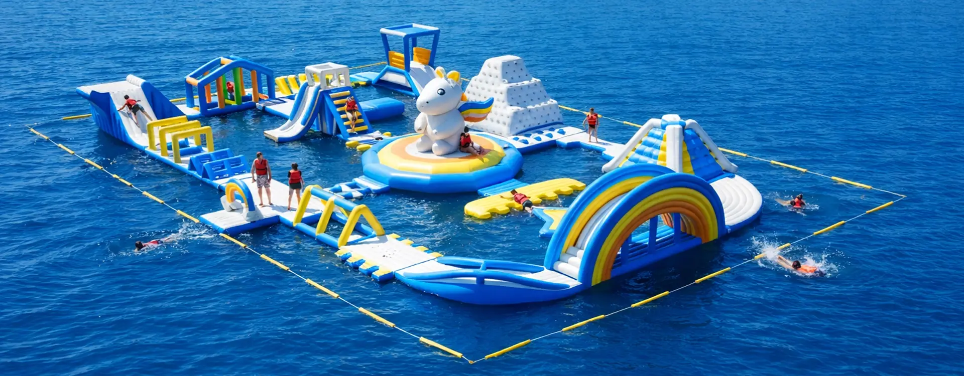 Inflatable Water Park for Sale | Commercial Aqua Park Price & Sizes